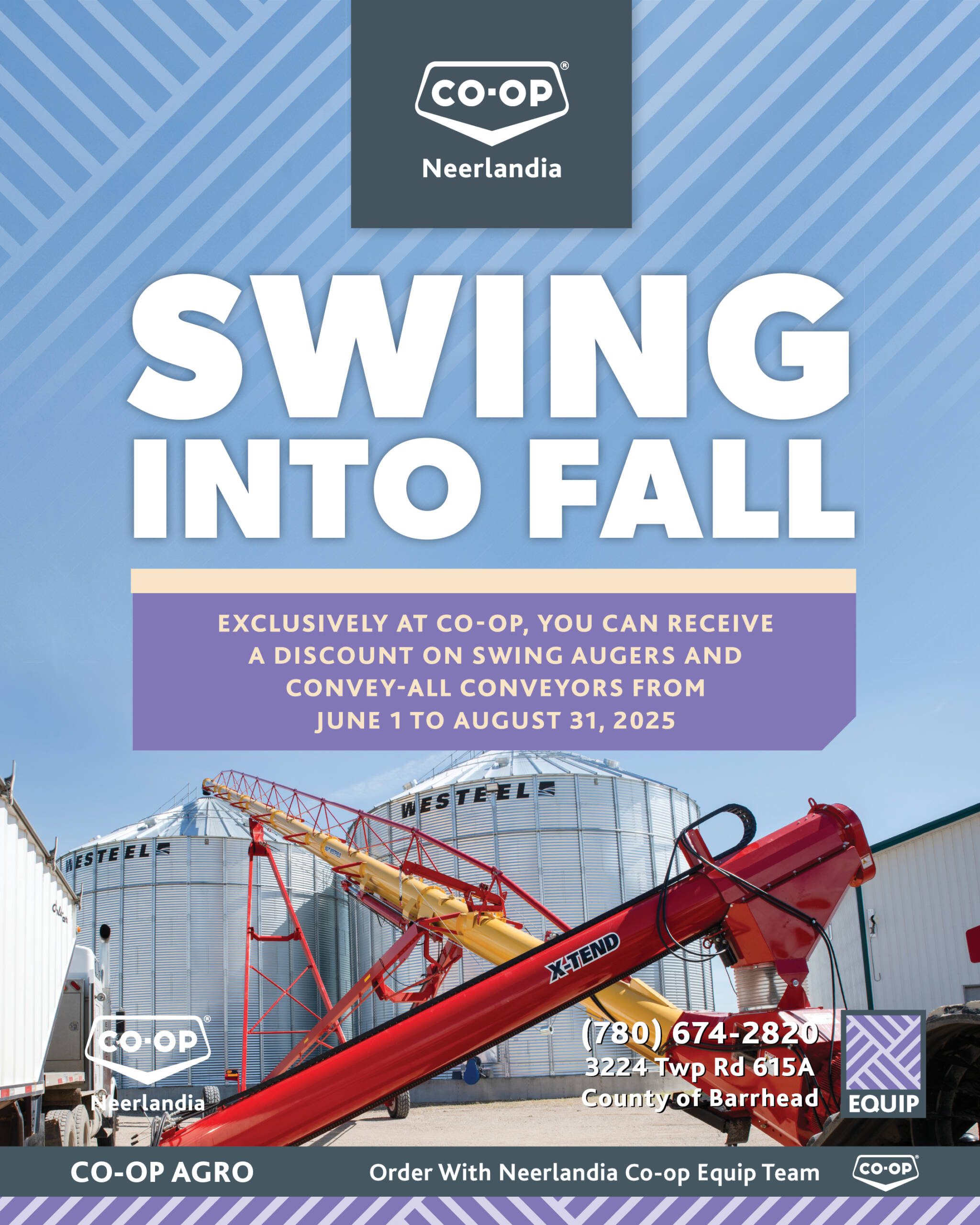 SWING INTO FALL – Augers & Conveyors – Neerlandia Co-op